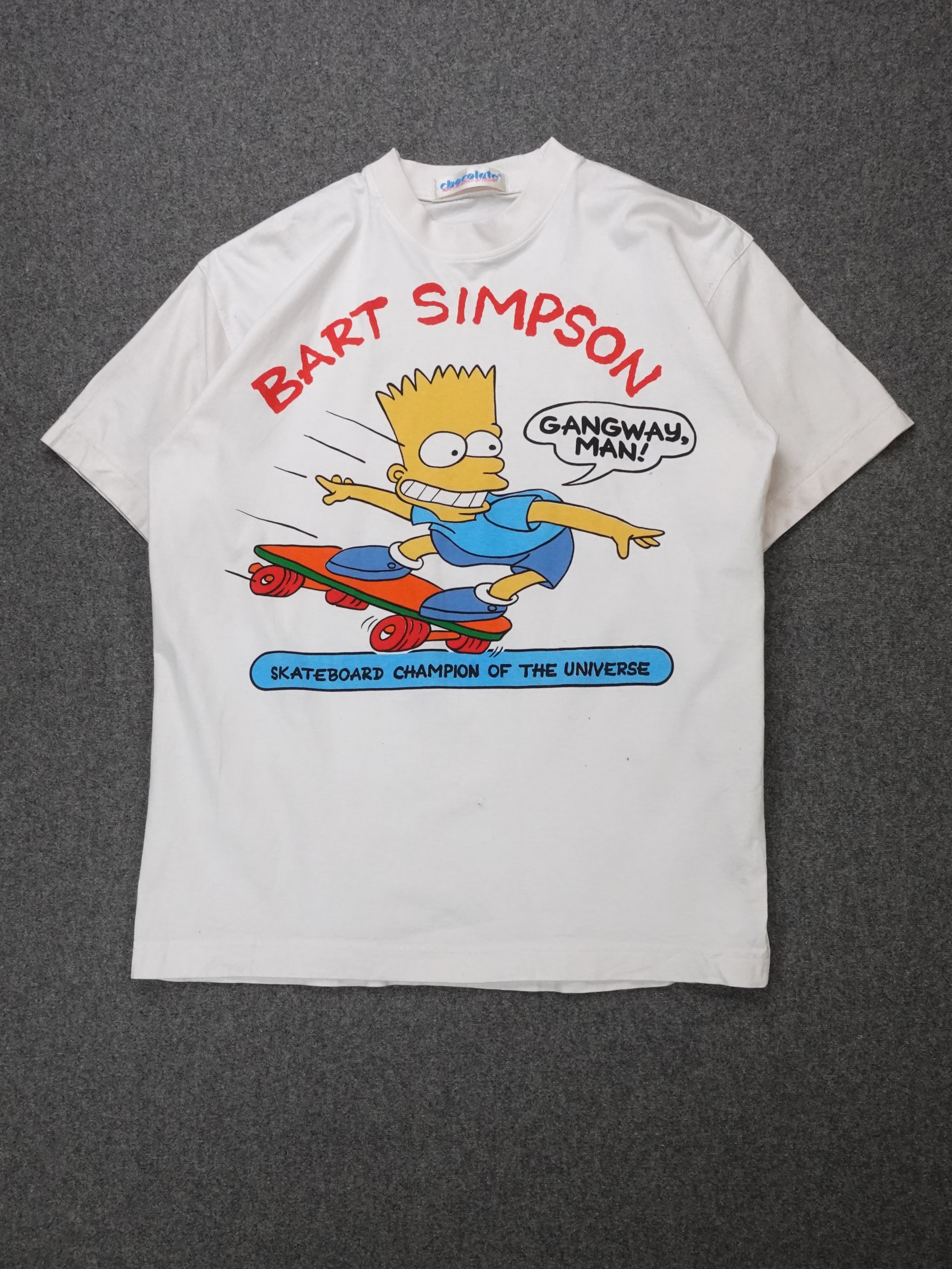 2000s - Chocolate Skarte Bart Simpson T-Shirt – Exile Vintage